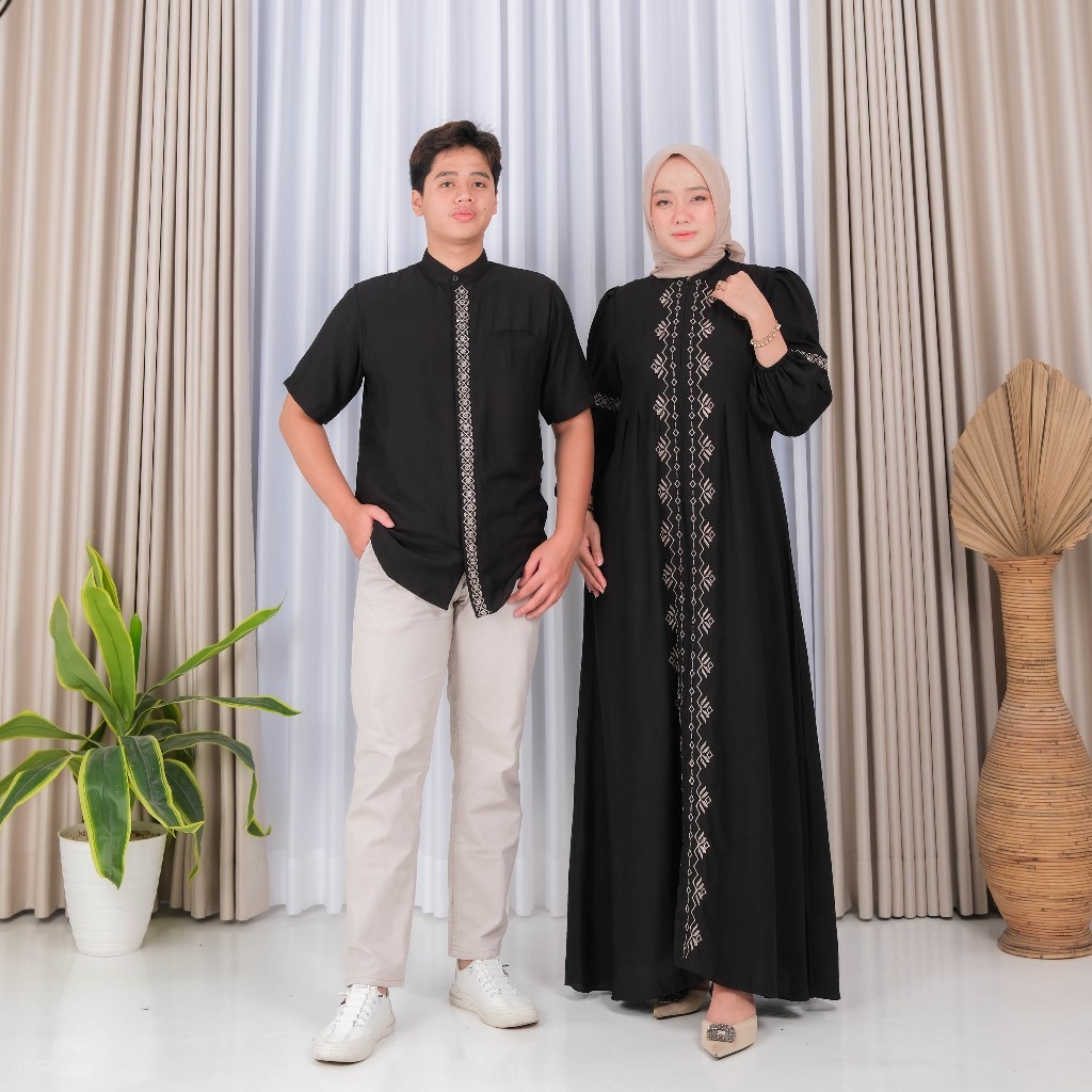 Jual Gwenza - Karima couple Gamis Koko - Muslim wanita | Shopee Indonesia