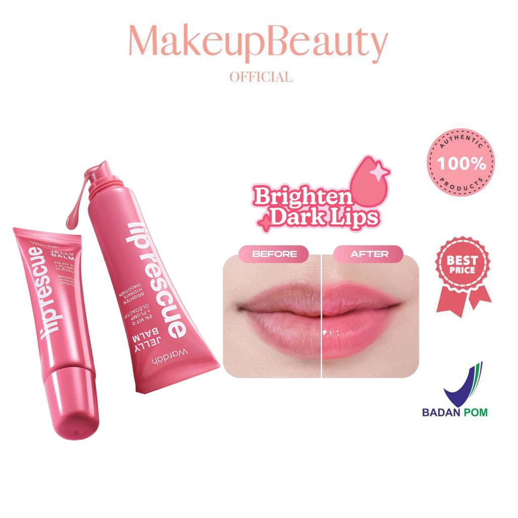 Jual WARDAH Lip Rescue Jelly Balm Dusty Rose 7g - Lip Balm, Lip Therapy ...