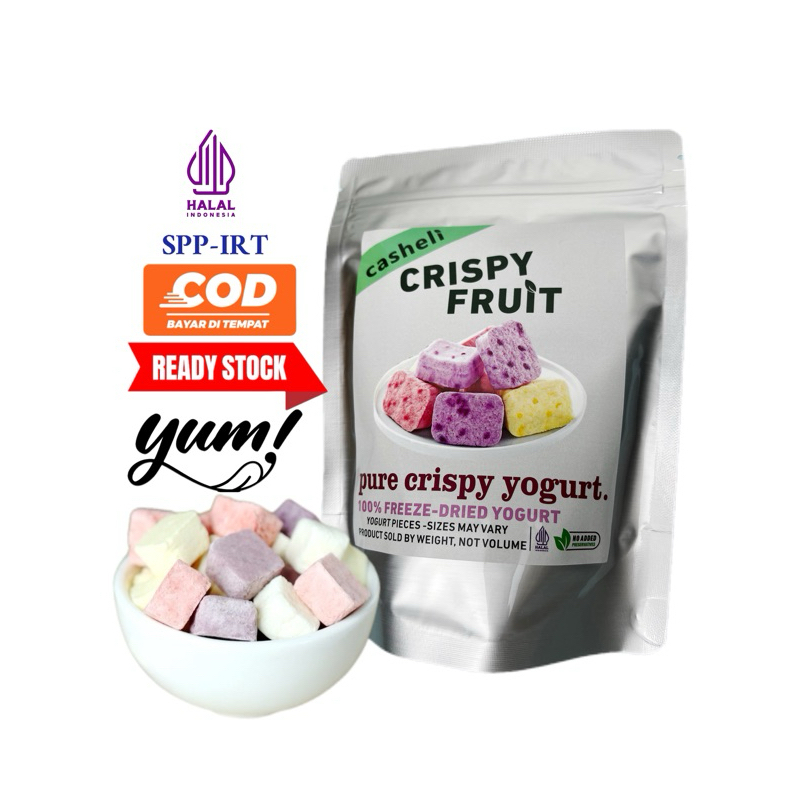 Jual casheli Crispy Freezedried Yogurt Mix Fruits Flavor 50g | Shopee Indonesia