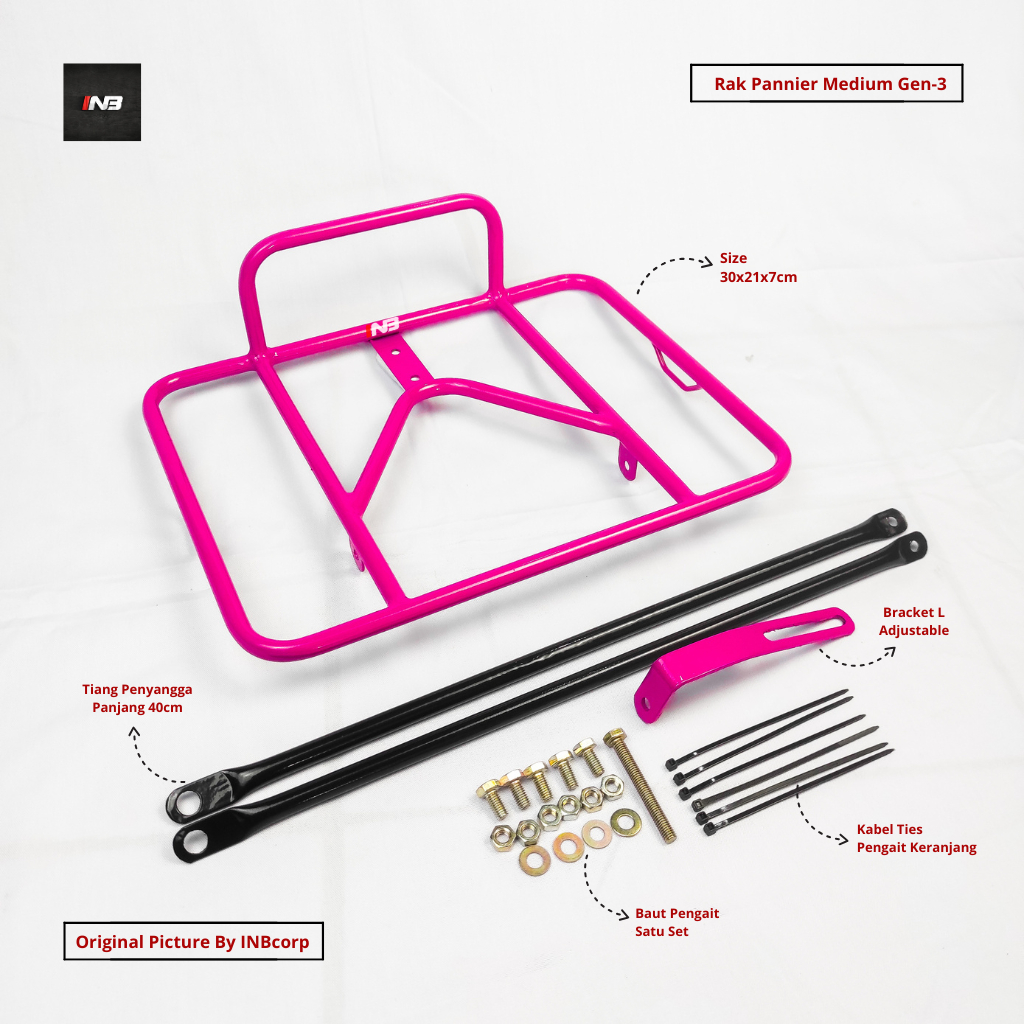 Jual Rak sepeda fixie federal comutterbike mtb Gravelbike - Rak pannier ...