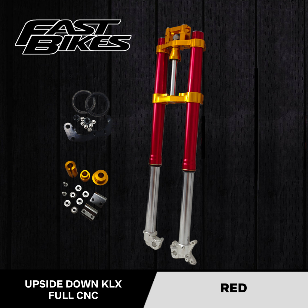 Jual Upside Down fastbikes USD KLX Upside Down KLX DTracker Gold Series Full CNC 150 | Shopee ...