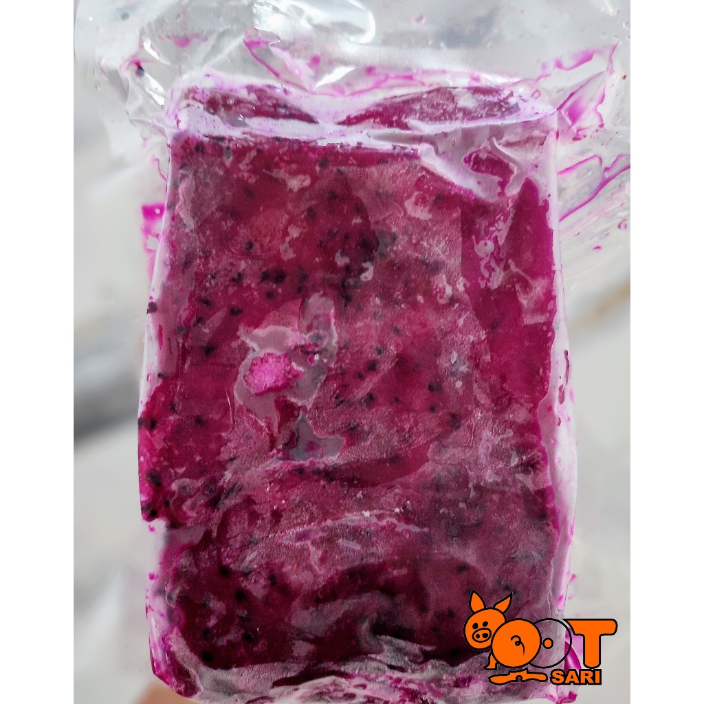 Jual Buah Naga Beku / Dragon Fruit Frozen - Buah Beku - Frozen fruit ...