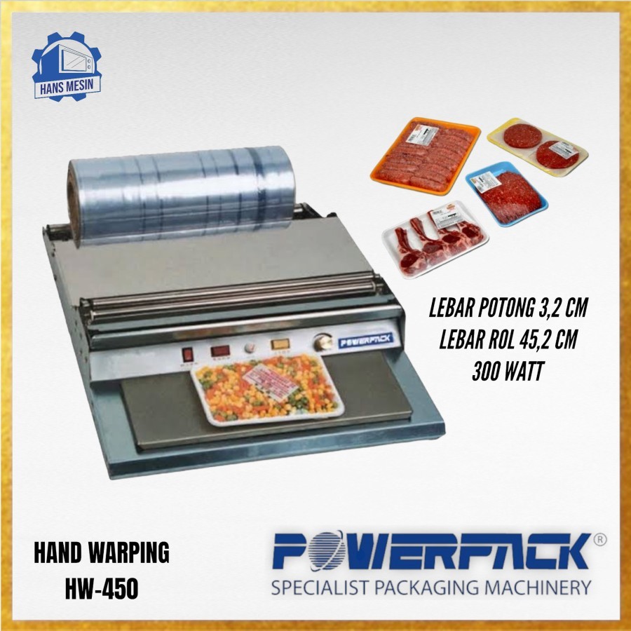 Jual Mesin plastik wrapping / Hand Wrapping Powerpack HW450 garansi 1 ...