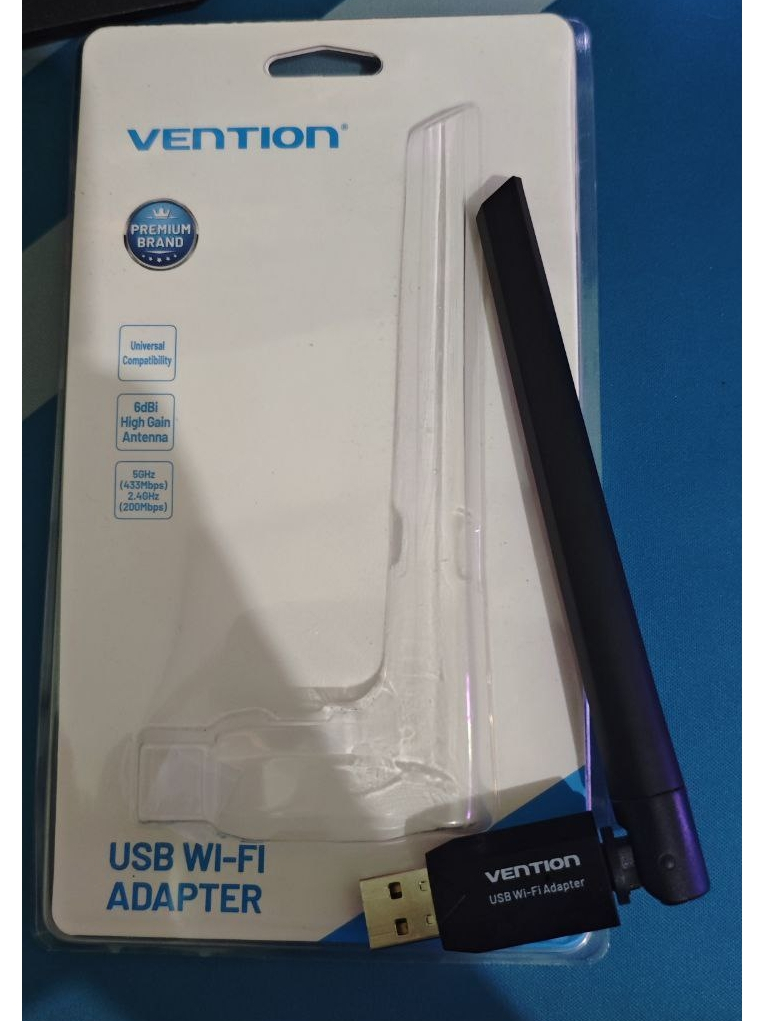 Jual Vention KDU Wifi Wireless USB Adapter Dongle Dual Band Antena | Shopee Indonesia