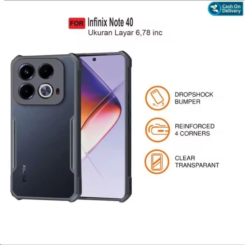 Jual CASE ARMOR SHOCKPROOF INFINIX NOTE 40 / 40S / INFINIX NOTE 40 PRO ...