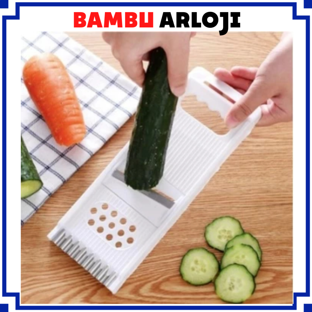 Jual BAJ Parutan Serbaguna 4in1 Alat Pengiris Garnish Buah Sayur Wortel ...