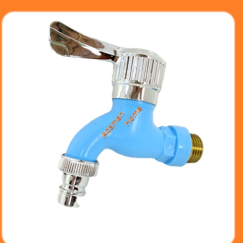 Jual Kran Tembok drat kuningan Pvc Hisuka 2model | Shopee Indonesia