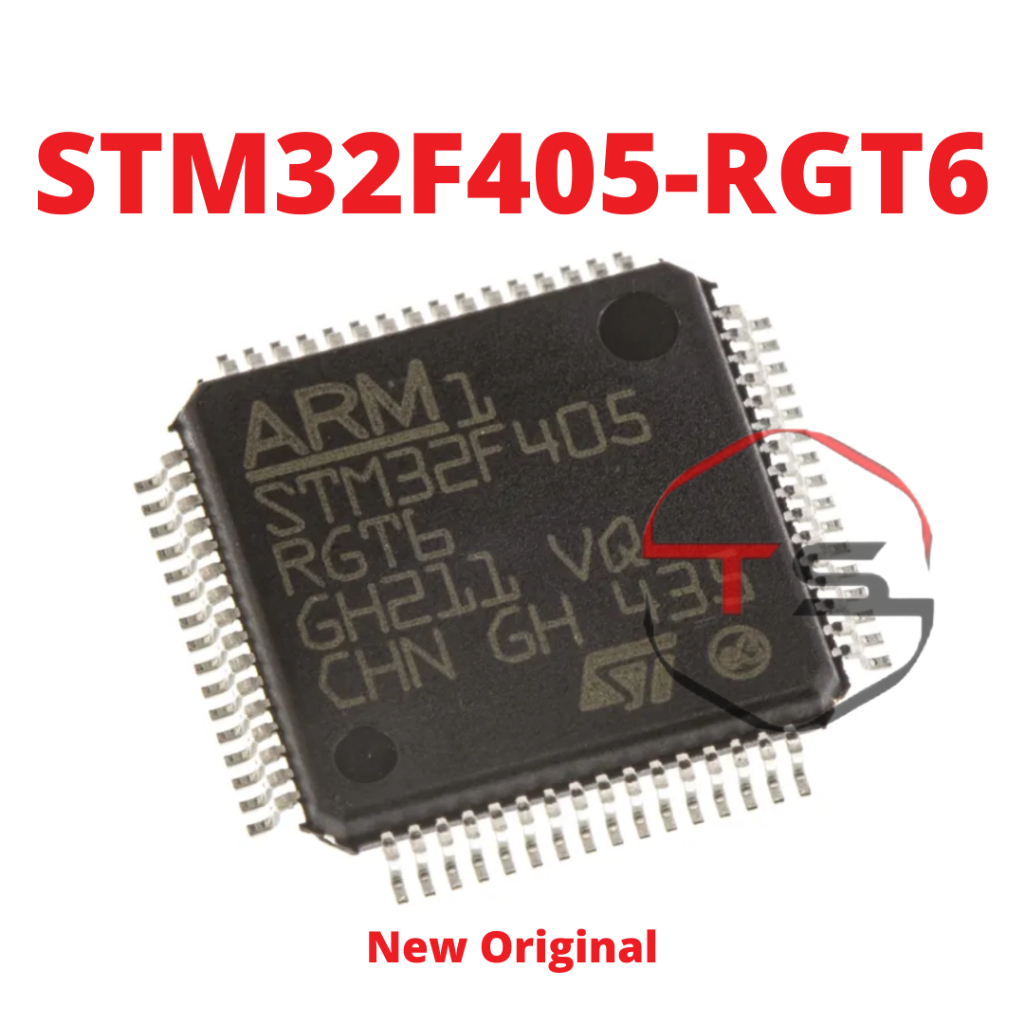 Jual IC STM32F405-RGT6 STM32F405RGT6 LQFP-64 ARM Cortex-M4 32-bit mikrokontroler MCU New ...