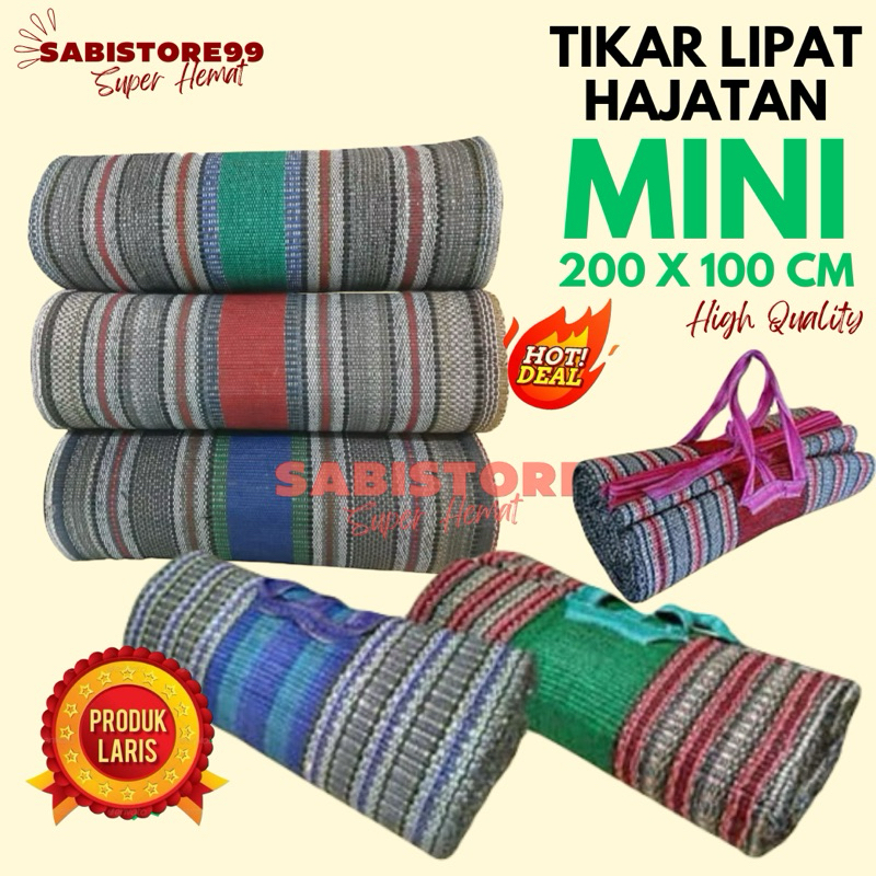 Jual TIKAR LIPAT KECIL 100x200 Tanpa Sambungan - Karpet Piknik 2x1 ...