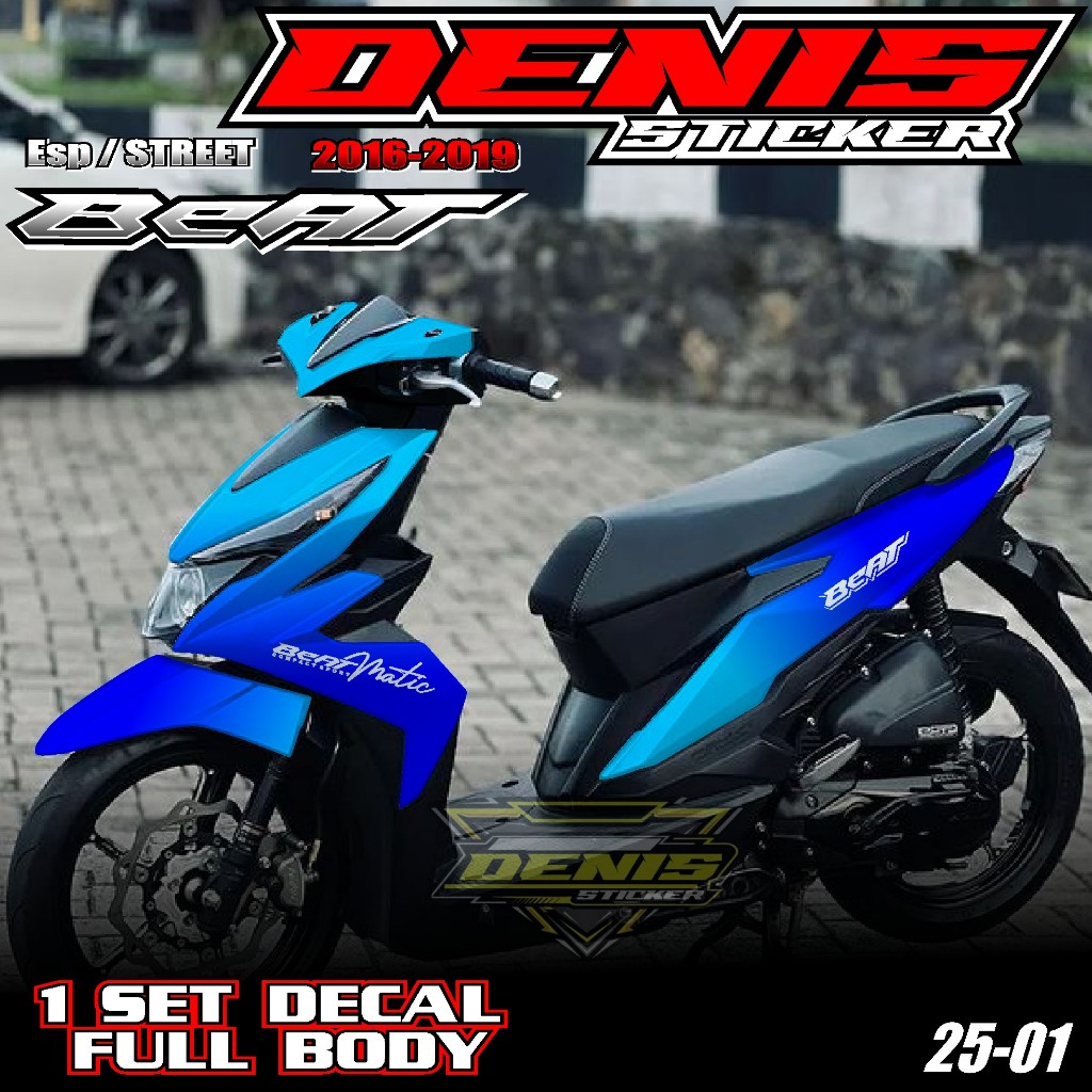 Jual COD TERBARU Decal Stiker DECAL BEAT ESP BEAT STREET TAHUN 2016 ...