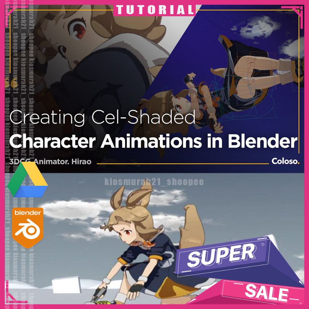 Jual Blender 3D - Creating Cel-Shaded Character Animations with Blender ... Jual Blender 3D - Creating Cel-Shaded Character Animations with Blender ...