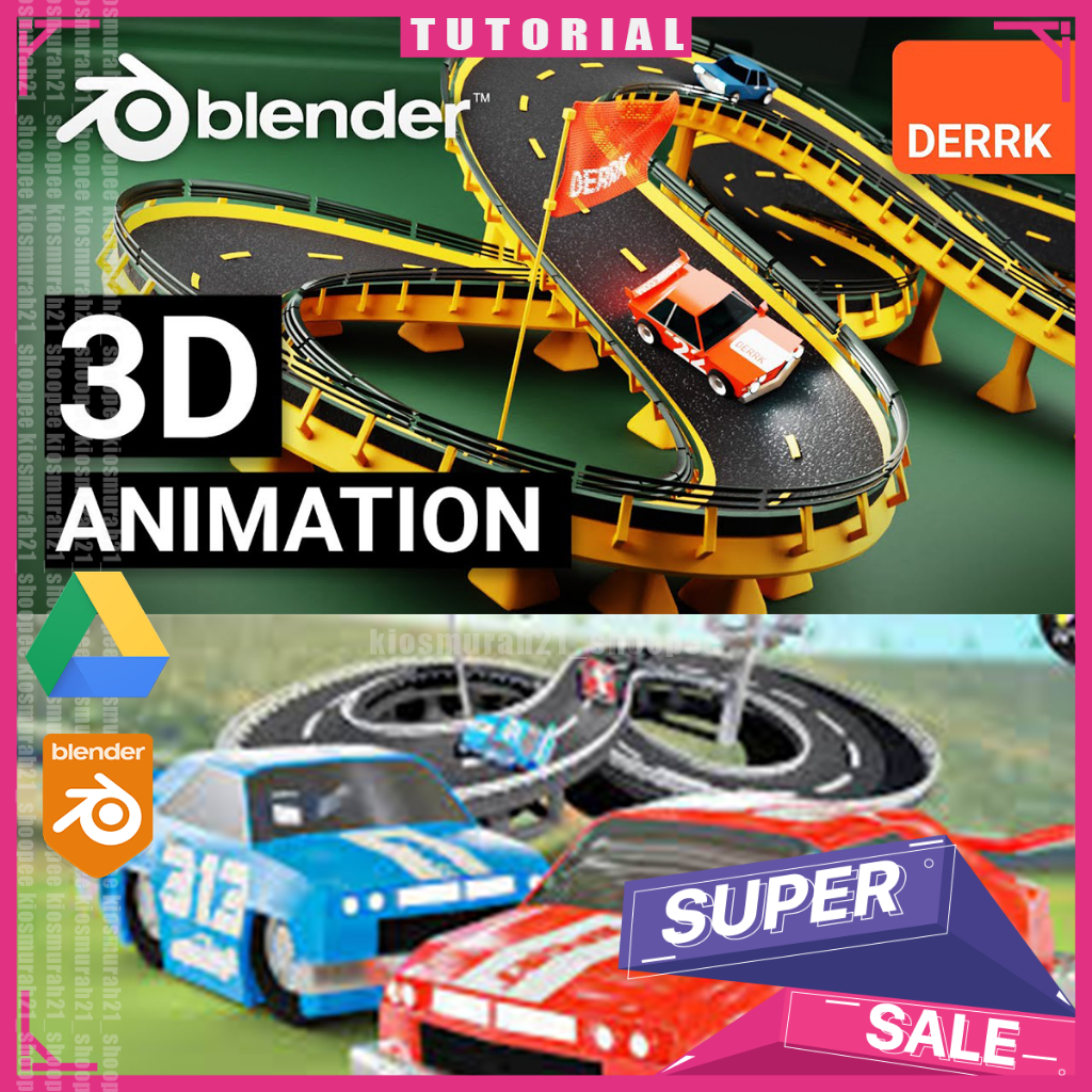Jual Blender 3D - Learn Race Car Animation With Blender 3D Blender Tutorial | Shopee Indonesia