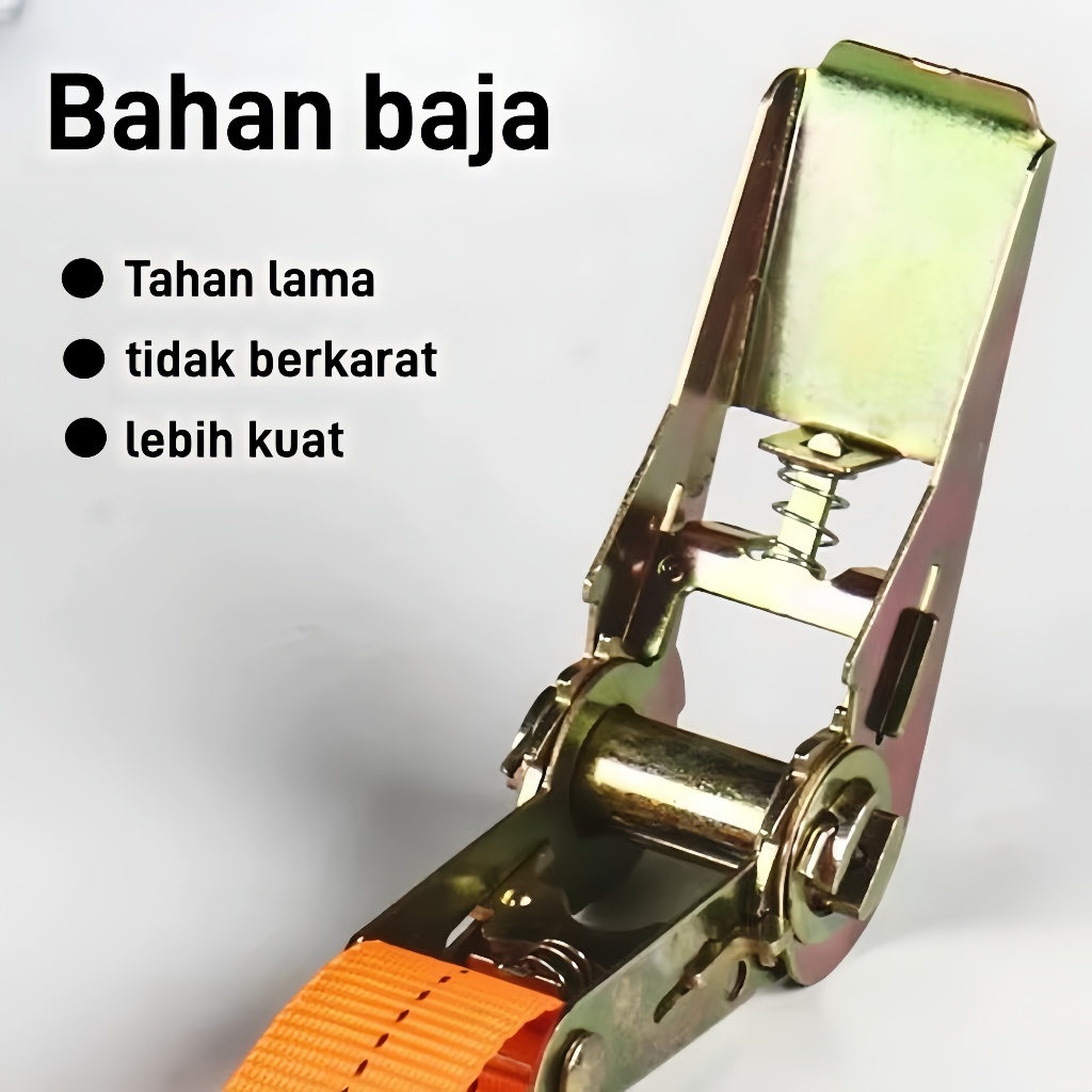 Jual Rachet tie down 6-10 Meter 800KG/Tali pengikat barang di motor ...