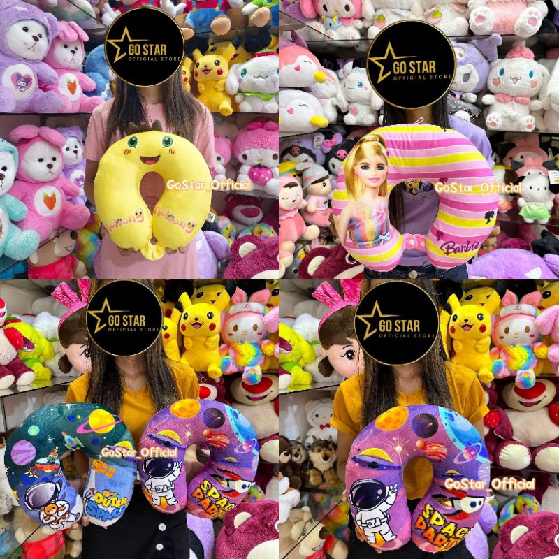 Jual Boneka Bantal Leher Kancing Nailong Barbei Astronot Sanrio Kuromi ...