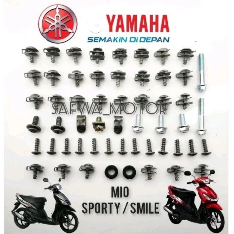 Jual baut full body Yamaha Mio sporty / baut full body Yamaha Mio smile ...