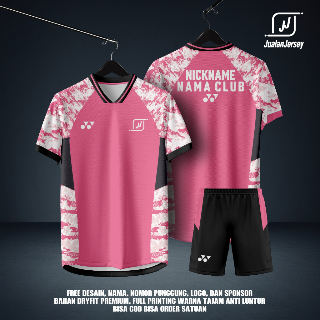 Jual JERSEY BAJU BADMINTON BULUTANGKIS CUSTOM FREE CUSTOM DESIGN- NAMA-CLUB | Shopee Indonesia