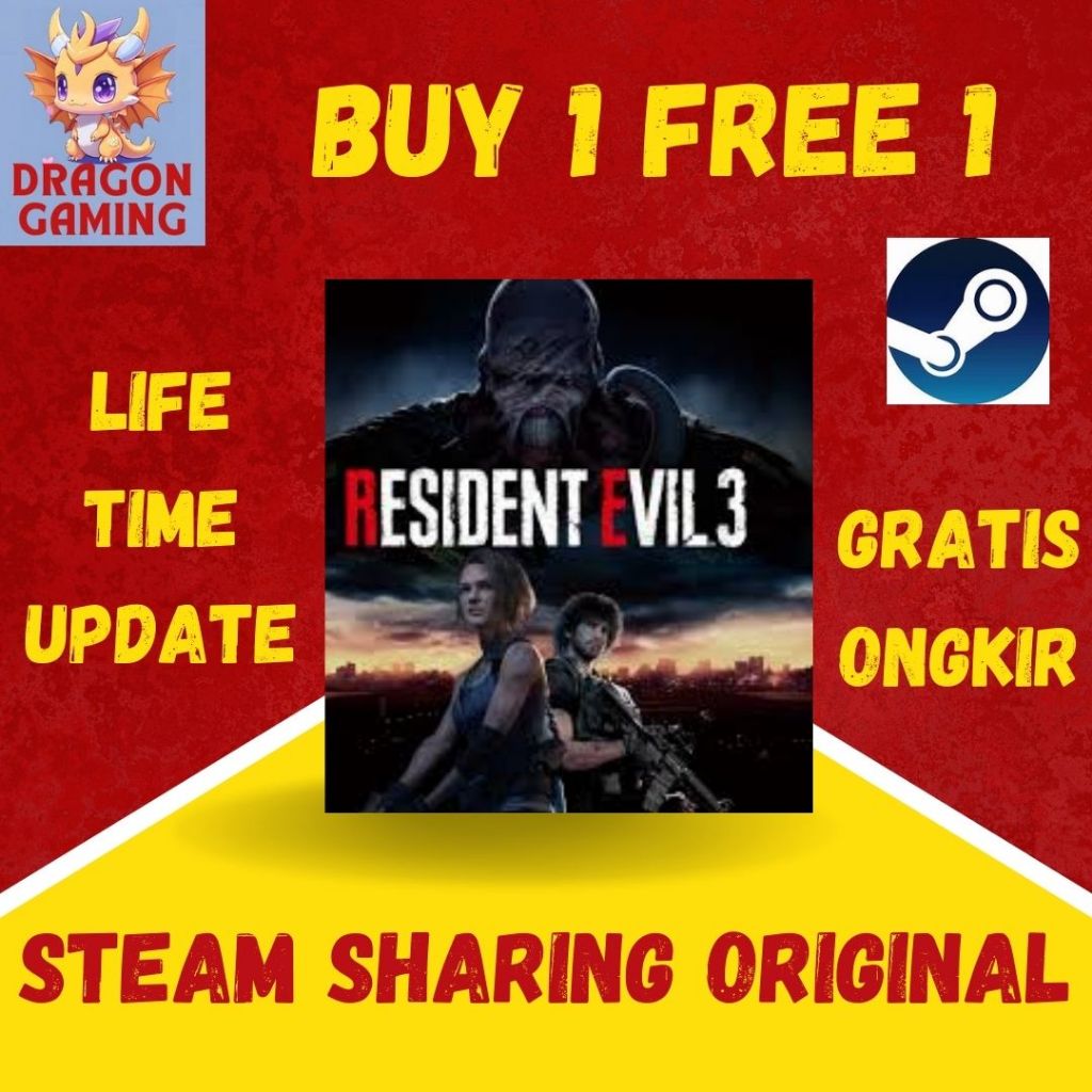 Jual Resident Evil 3 | GAME PC - STEAM SHARING ORIGINAL | Shopee Indonesia