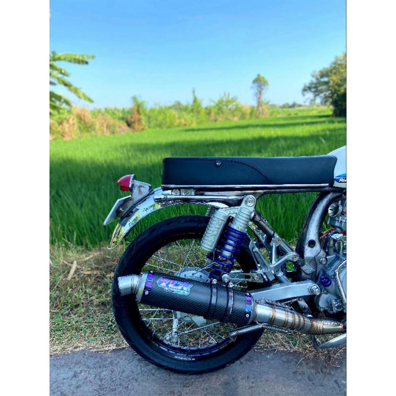 Jual ORIGINAL KNALPOT TLR FACTORY BLUE MOON STENLESS TYPE BULAT JENONG ...