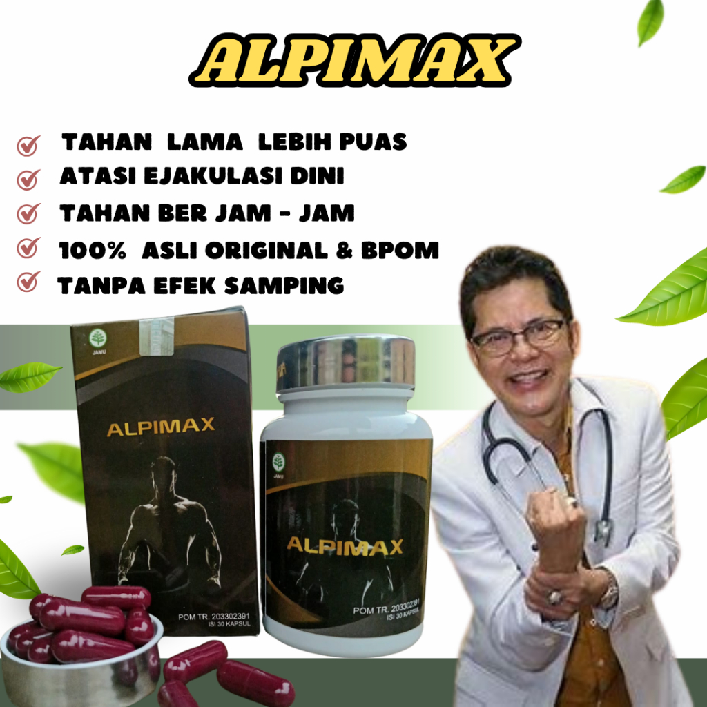 Jual [NEW] ALPIMAX Multivitamin + Obat Kuat Pria Tahan Lama 30 tablet ...