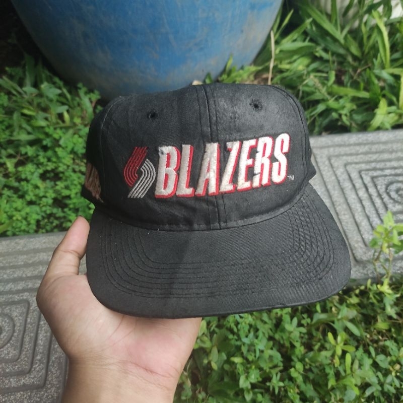 Jual TOPI VINTAGE NBA BLAZERS REPAINT | Shopee Indonesia