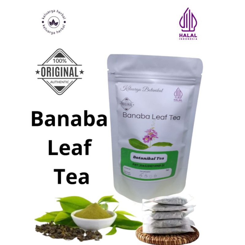 Jual Keluarga Botanikal Teh Daun Banaba :Teh Daun Bungur isi 20 dan 30 ...
