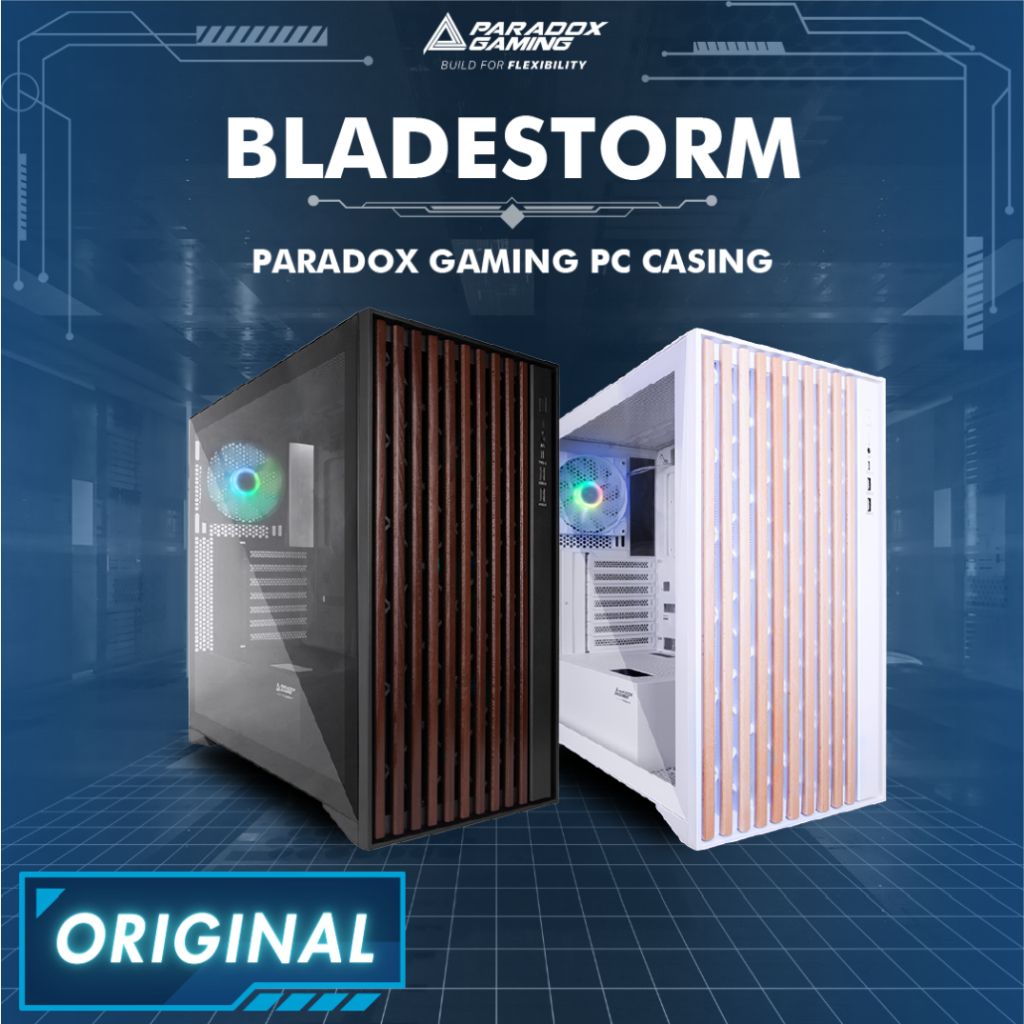 Jual PARADOX GAMING BLADESTORM Casing PC ATX | CPU PC Case Aesthetic ...