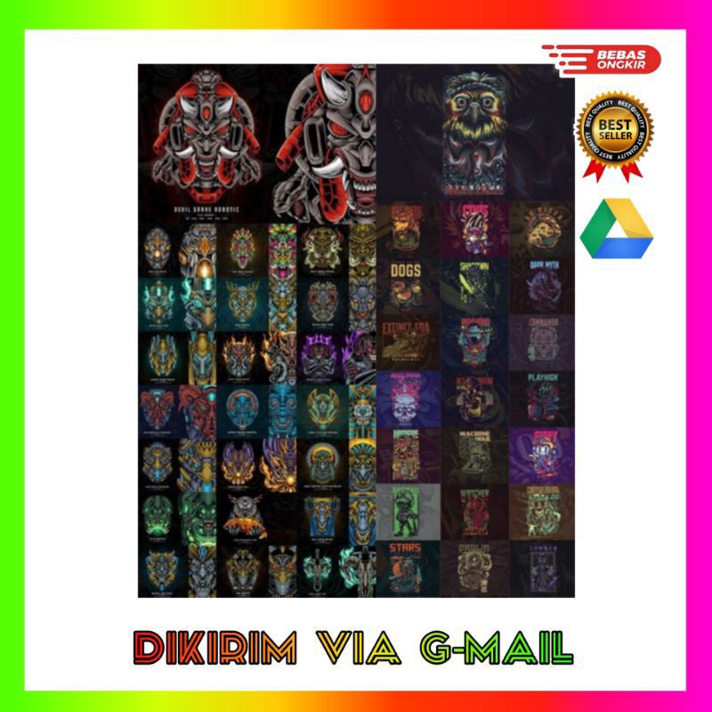 Jual 125 Desain kaos vector Print Design Collection | Shopee Indonesia