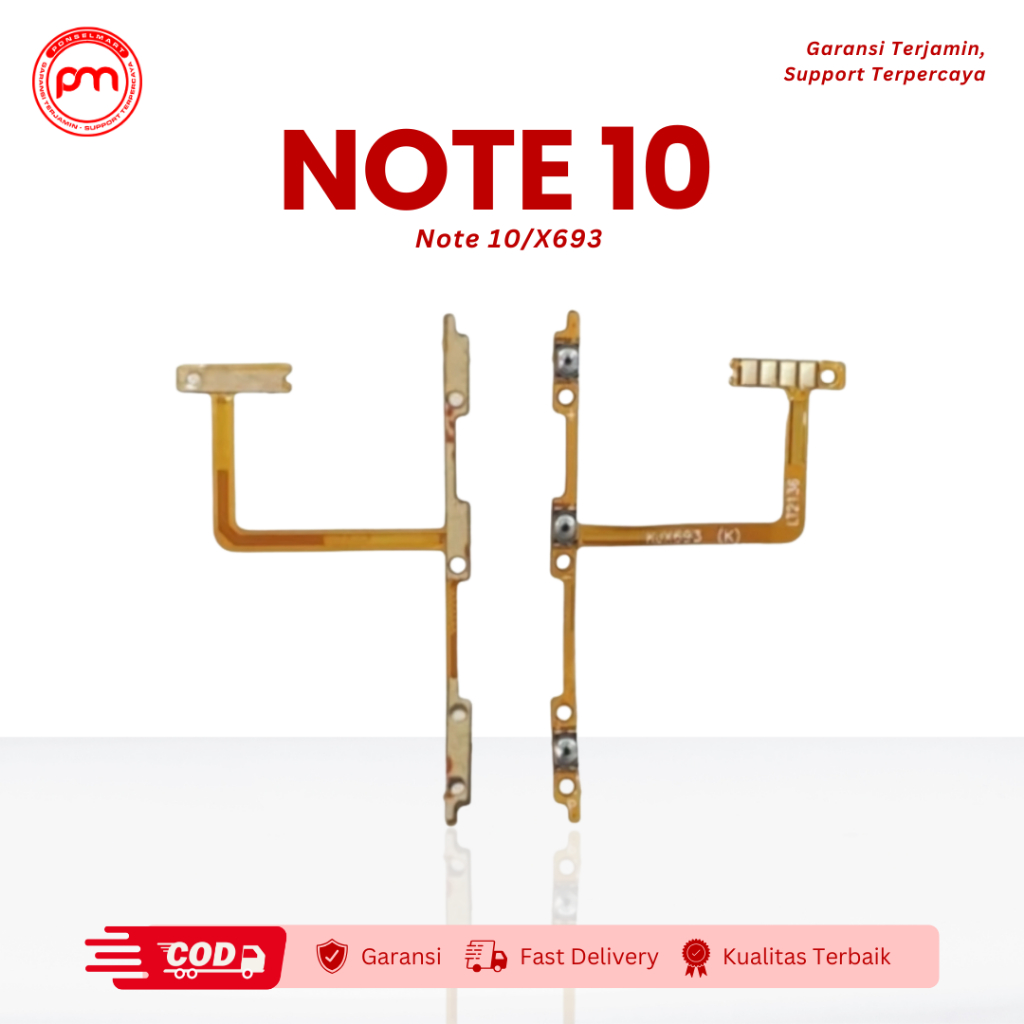 Jual Flexible Power ON/OFF Volume Infinix Note 10 X693 | Shopee Indonesia