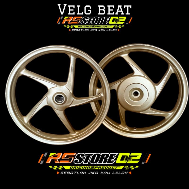Jual Velg Racing Honda Beat Karbu PNP Beat fi Original Warna Gold ...