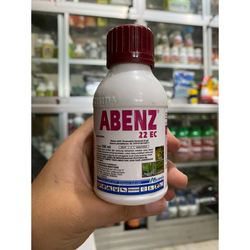 Jual Insektisida ABENZ 22EC Emamektin Benzoat 22g/l Kemasan 100ml ...