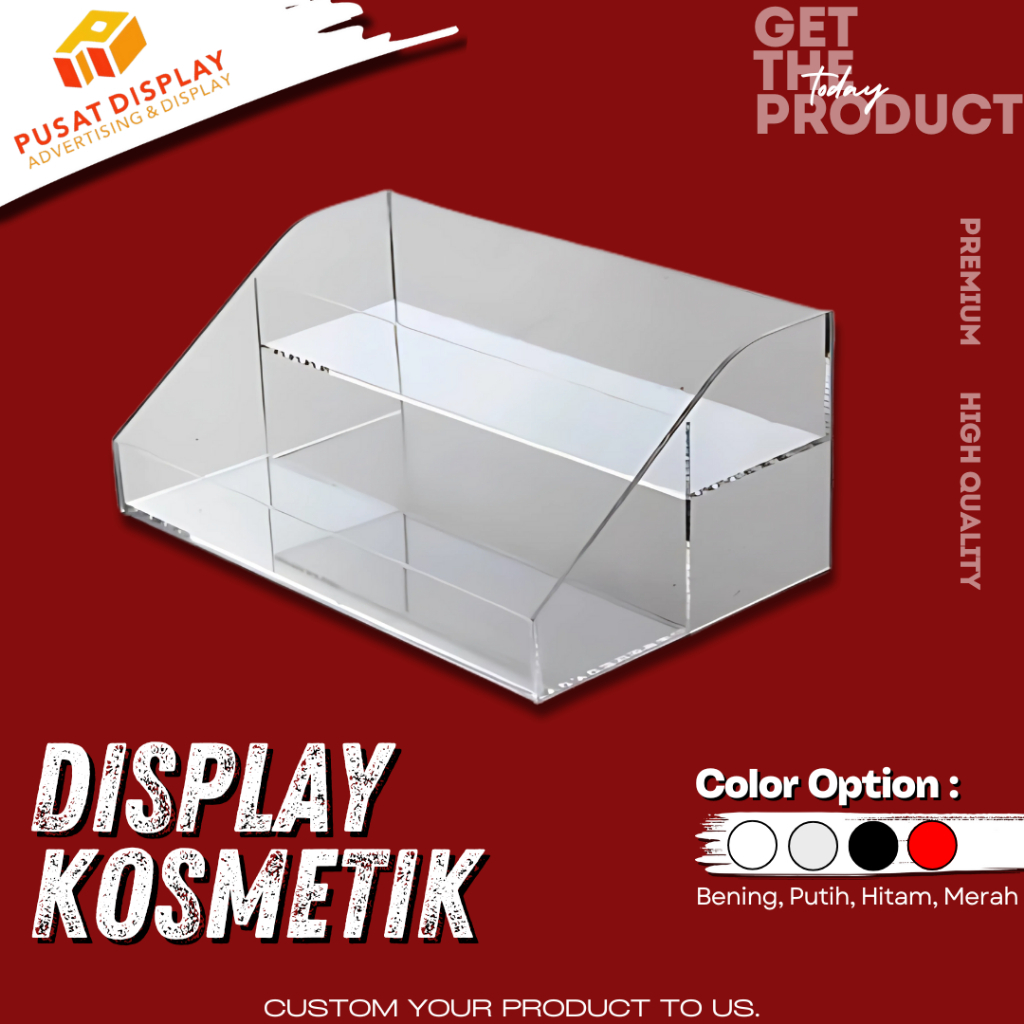 Jual Display Kosmetik Akrilik | Akrilik Makeup Organizer | Rak Parfum ...