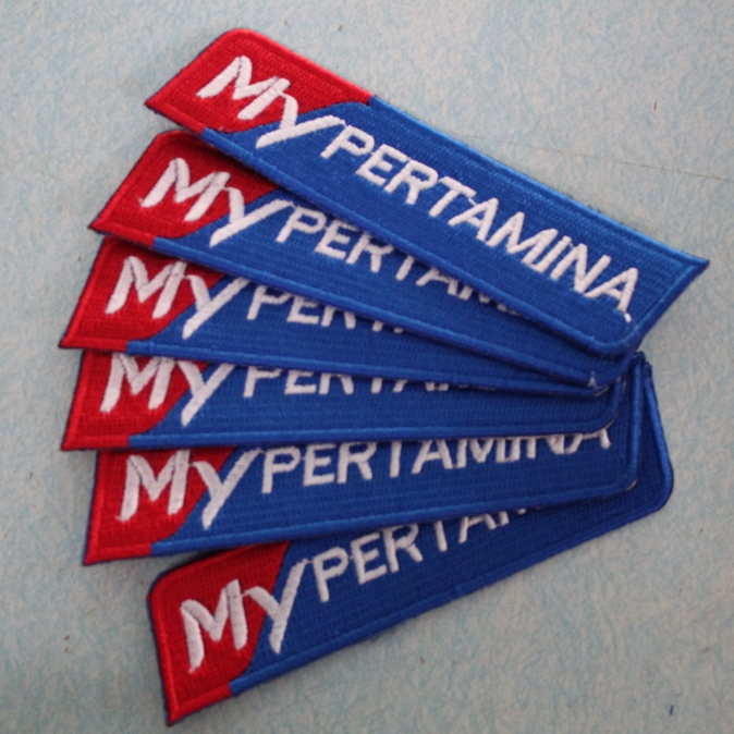 Jual Patch/ Emblem/ Bet Logo My PERTAMINA SPBU Kotak dan Panjang bordir ...