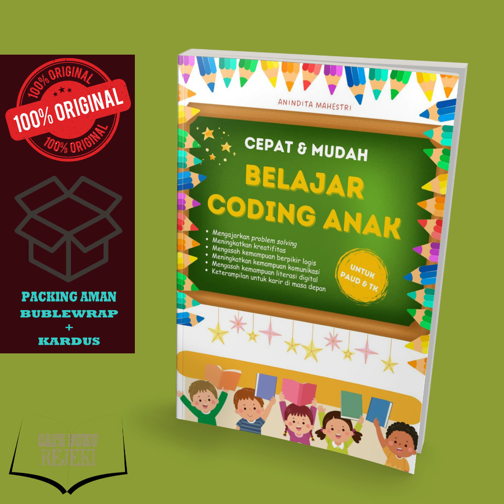 Jual Buku Anak TK dan PAUD Cepat & Mudah Belajar Coding Anak untuk PAUD ...