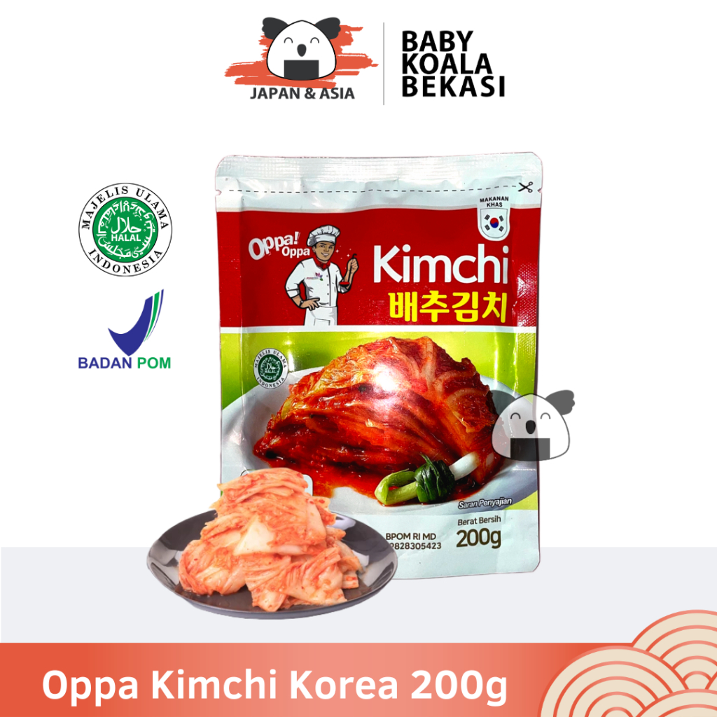 Jual OPPA KIMCHI Sawi Fresh 200g Halal | Kimchi Korea - BKB | Shopee ...