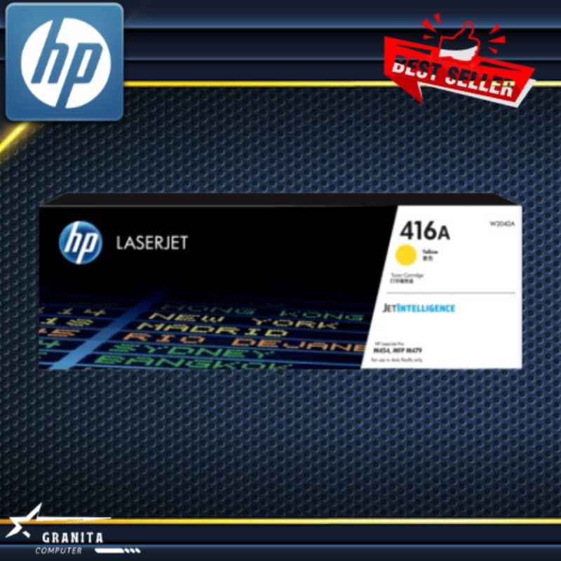 Jual Toner Laserjet HP 416A Yellow Original HP Color LaserJet Pro ...
