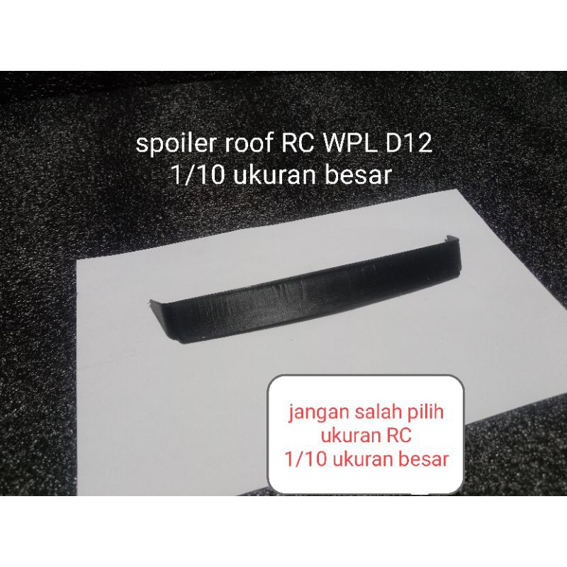 Jual spoiler roof RC WPL D12 1/10 ukuran besar | Shopee Indonesia