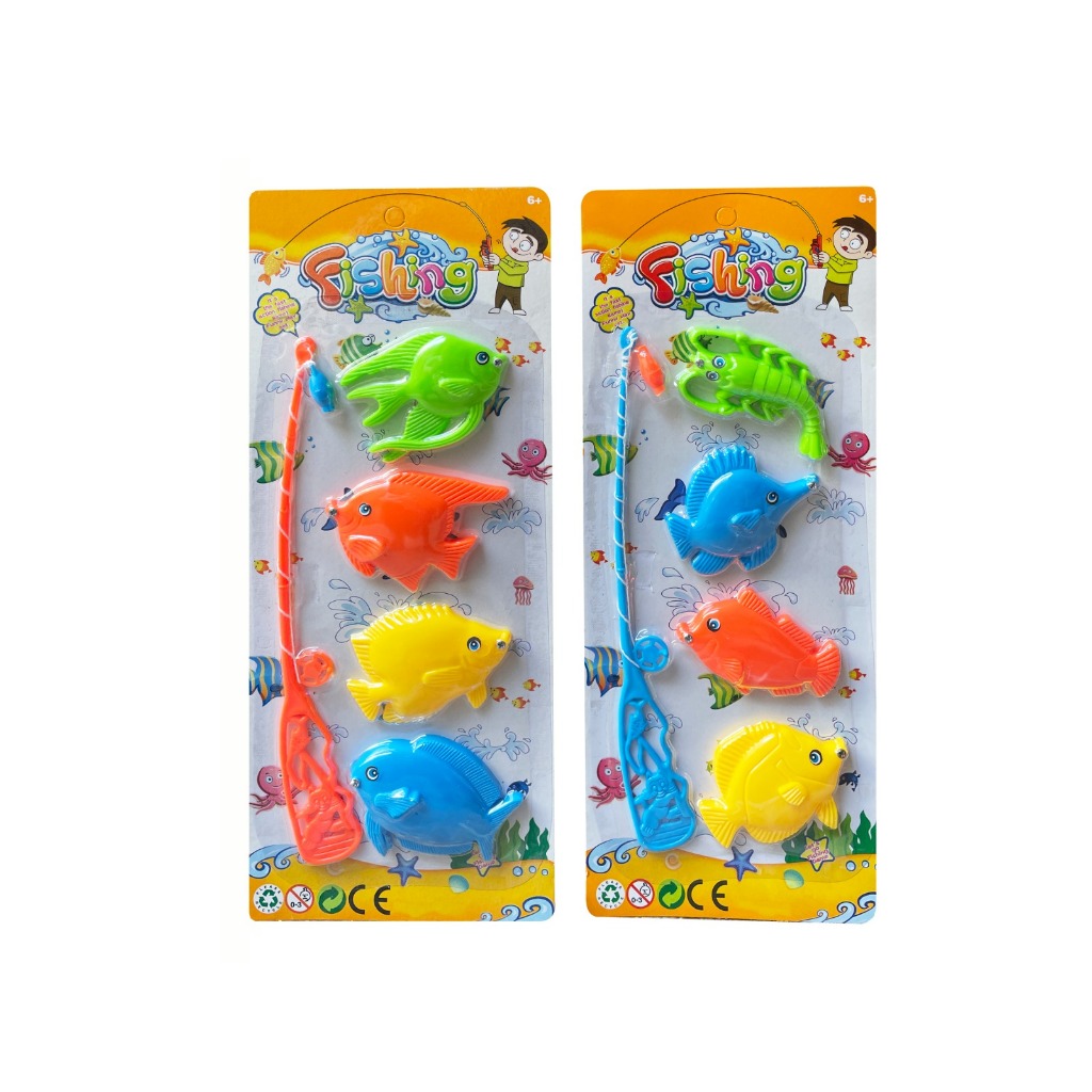 Jual Mainan Pancing Anak / Magnetic Fishing Set / Mainan Edukasi Anak ...