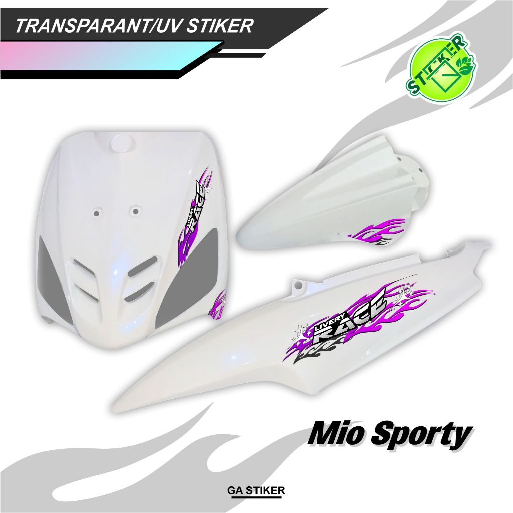 Jual STIKER TRANSPARAN YAMAHA MIO SPORTY TRANSPARAN PREMIUM LIVERY RACE ...