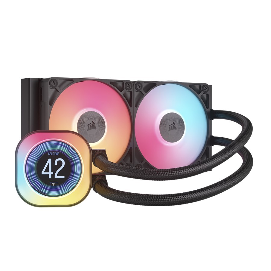 Jual CORSAIR iCUE LINK TITAN 240 RX LCD AIO Liquid CPU Cooler | Shopee ...