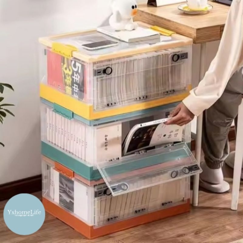 Jual Container Box Lipat Kotak Penyimpanan Pakaian Mainan Buku Anak ...