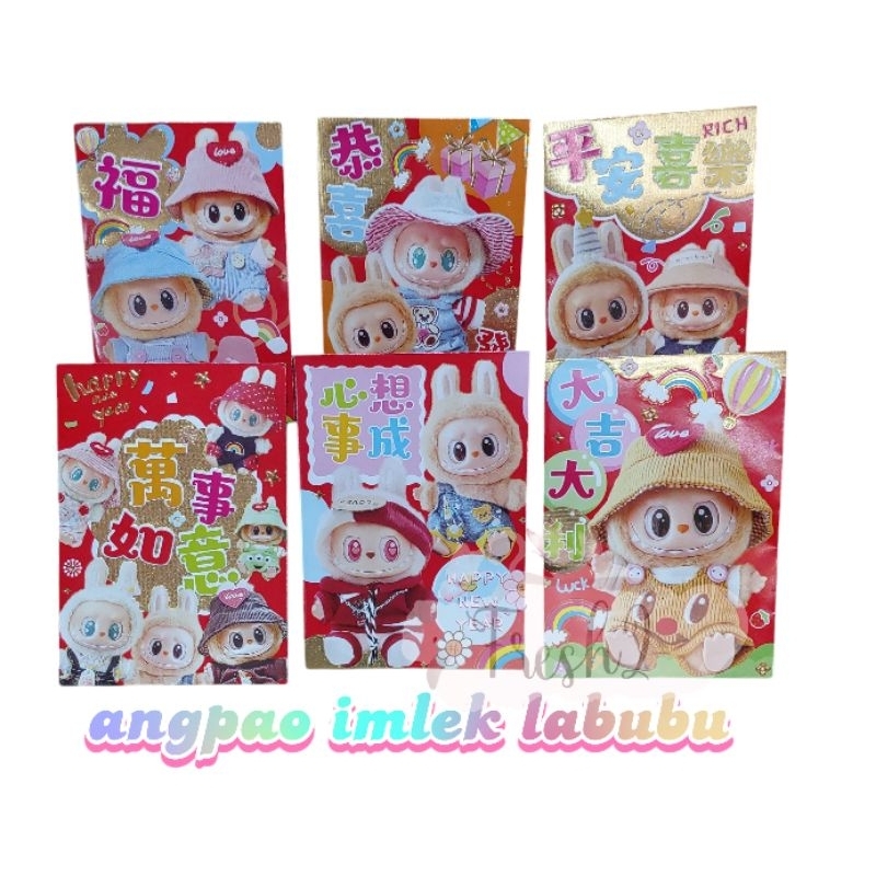 Jual Angpao labubu / angpao imlek labubu | Shopee Indonesia