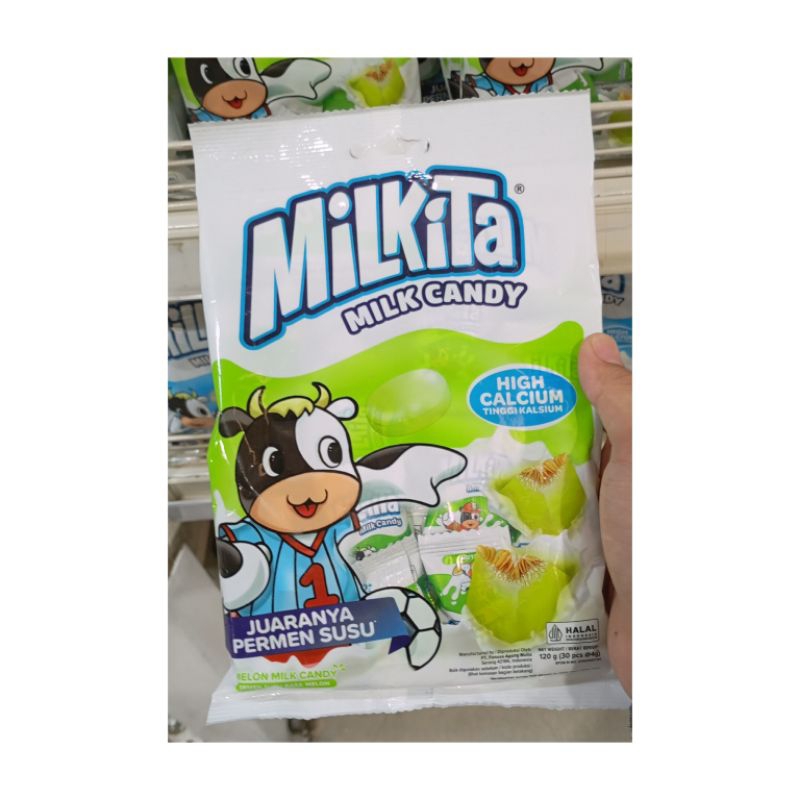 Jual MILKITA MILK CANDY RASA MELON 120GR ISI 1 BAG | Shopee Indonesia