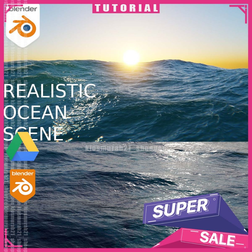Jual Blender 3D - Master 3d Environments In Blender Vol. 2 Ocean 3D Blender Tutorial | Shopee ...