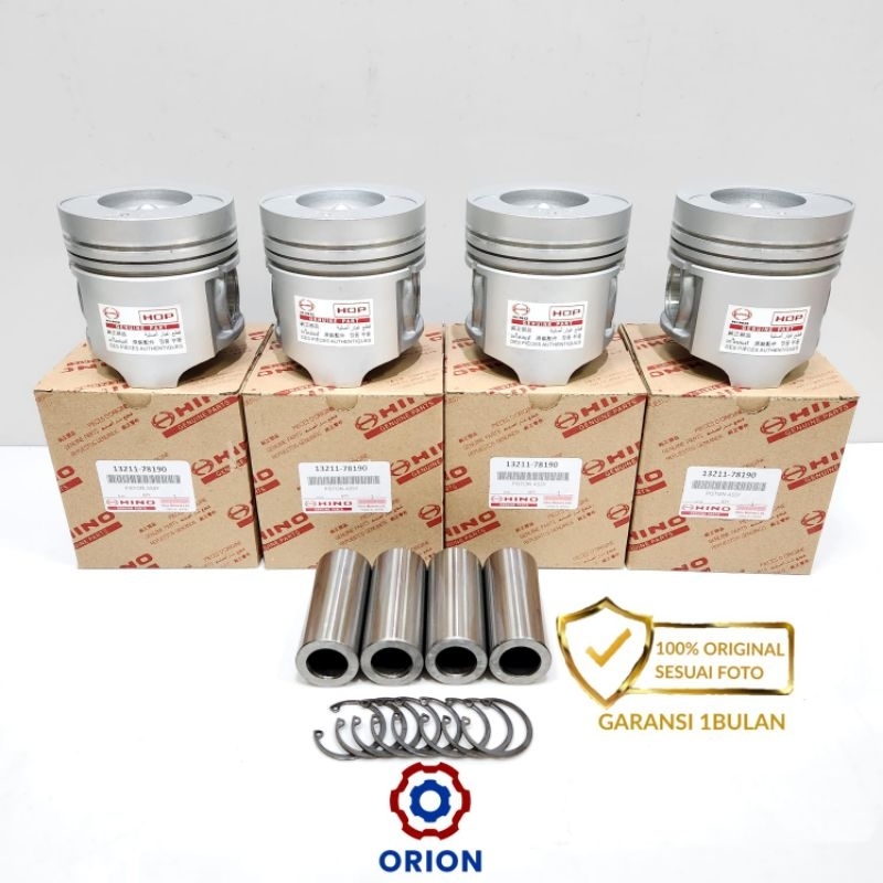 Jual PISTON ASSY HINO DUTRO HT130 HT 130 ORIGINAL BAHAN BAJA GARANSI 1 BULAN | Shopee Indonesia
