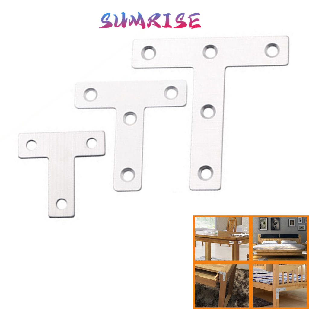Jual 10Pcs Frame Siku T Stainless Konektor Connector sambungan rata ...