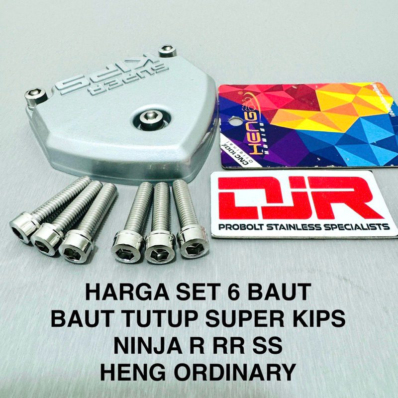 Jual BAUT TUTUP SUPER KIPS NINJA R RR SS PROBOLT STAINLESS model ...