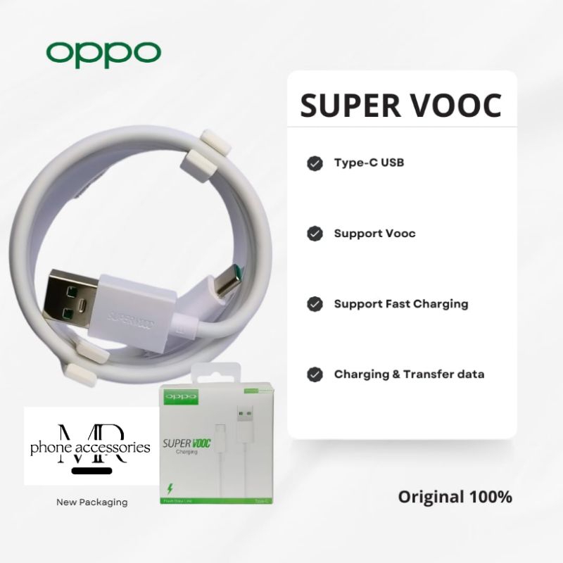 Jual Kabel Data Micro OPPO SUPER VOOC Super Fast Charging TYPE-A TO ...