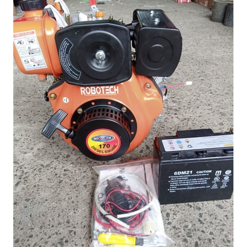 Jual MESIN SOLAR STATER 5HP 170F MERK ROBOTECH | Shopee Indonesia