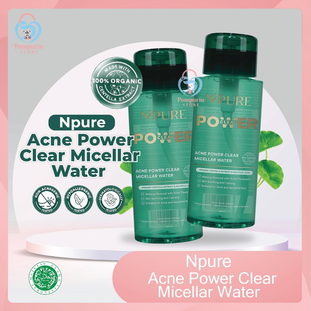 Jual Npure Acne Power Clear Micellar Water 300ml - Pembersih Wajah ...