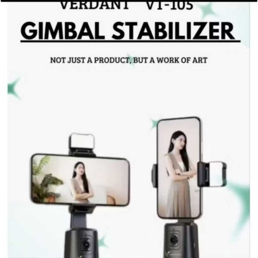 Jual VT-105 Auto Face Tracking Gimbal Handphone Stabilizer 360° With ...